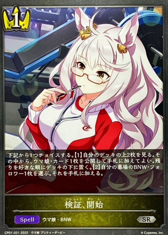 検証、開始【SR】{CP01-021}